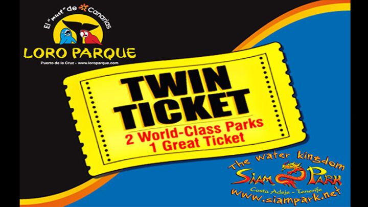 Entradas Loro Parque y Siam Park, reserve online el Twin Ticket